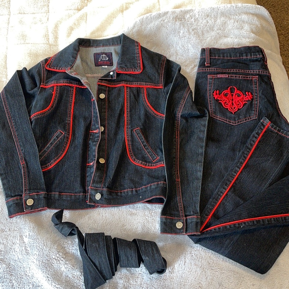 3 Pc Denim Set - Gem